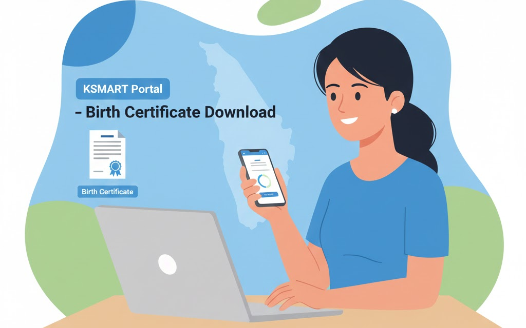 Online Birth Certificate Download Kerala via KSMART Portal