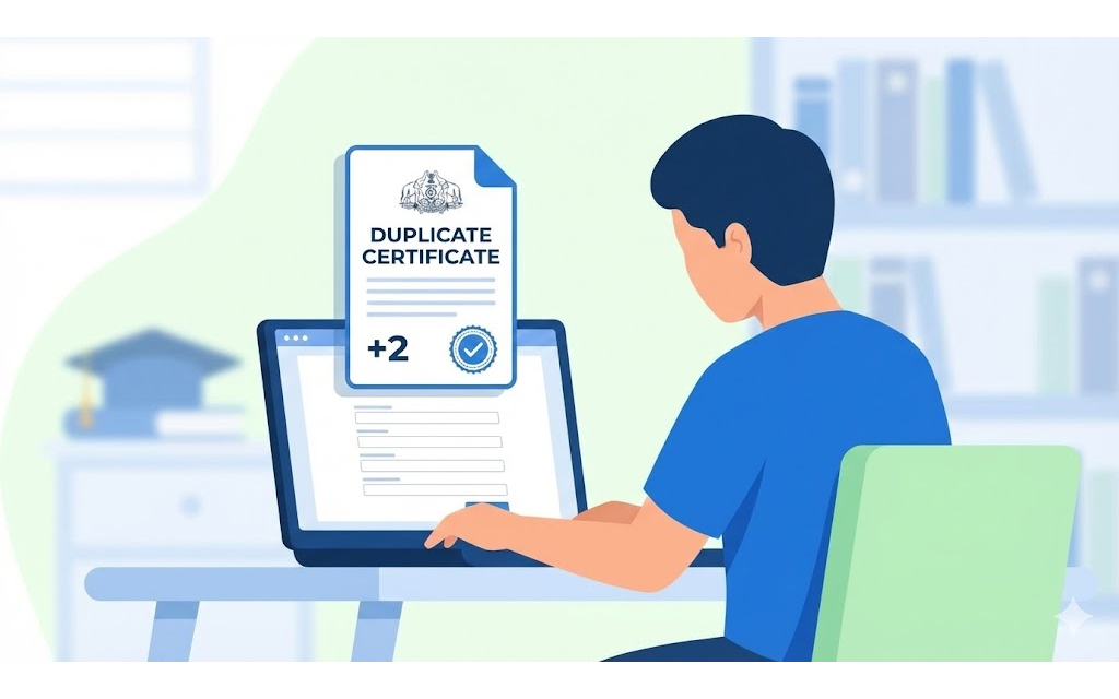 Duplicate +2 Certificate in Kerala – Online Application