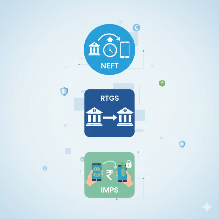 NEFT vs RTGS vs IMPS 2026: Difference, Charges & Which